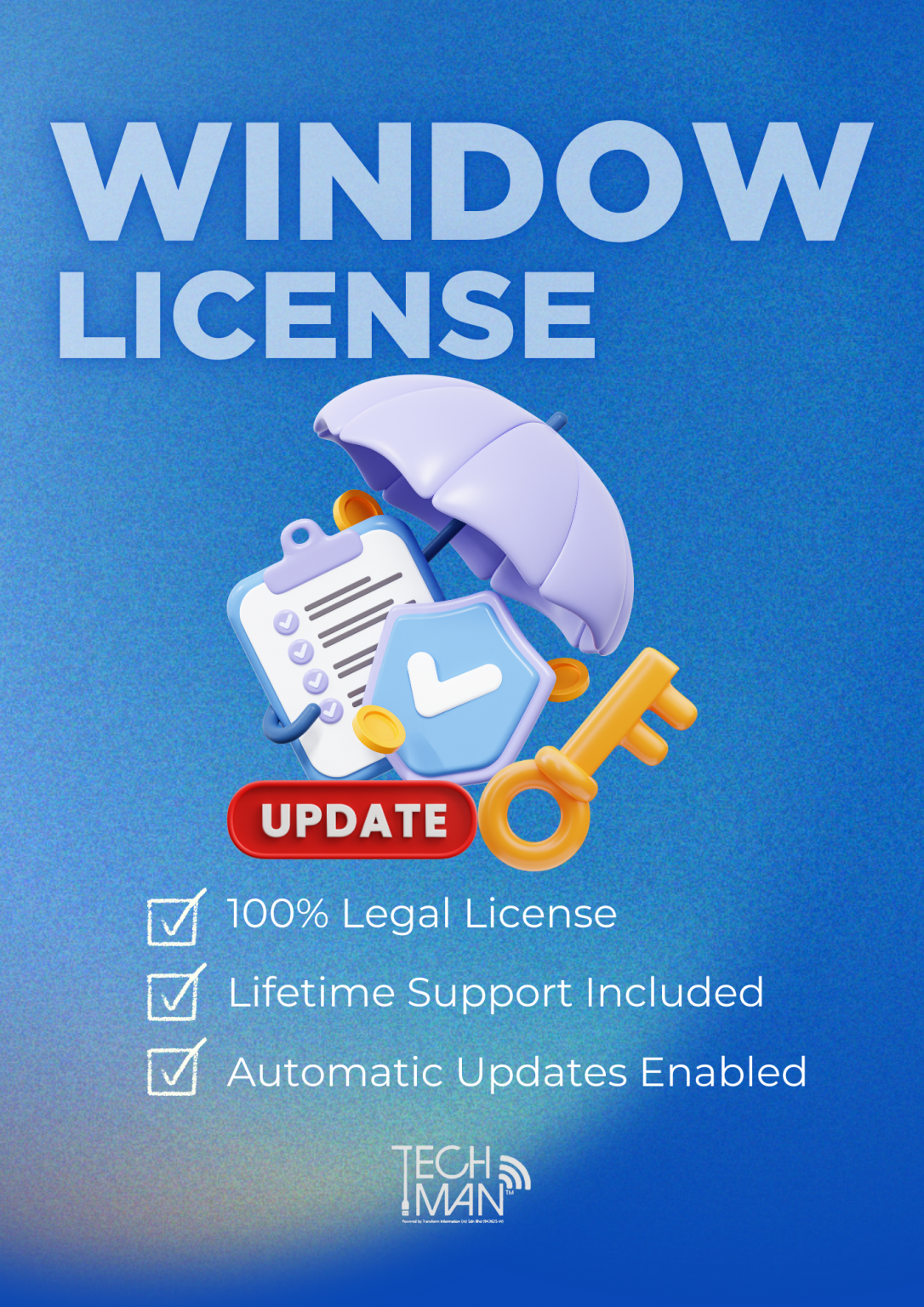 Window License - Techman